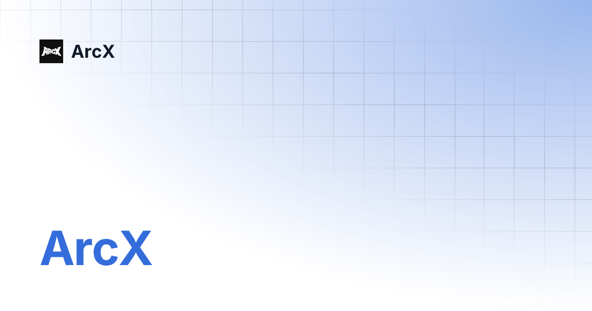ArcX | ArcX